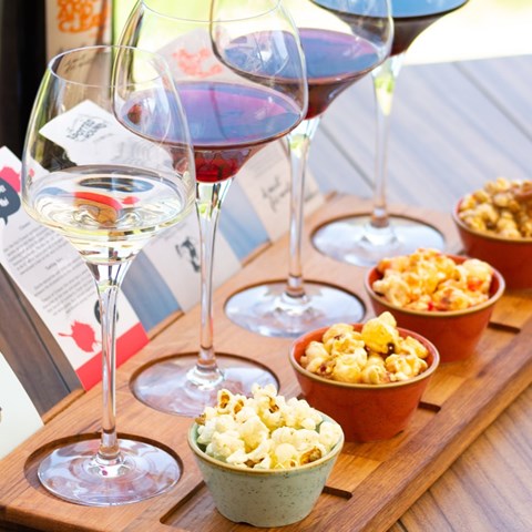 Introducing our NEW Gourmet Popcorn and Wine Tasting | wine.co.za