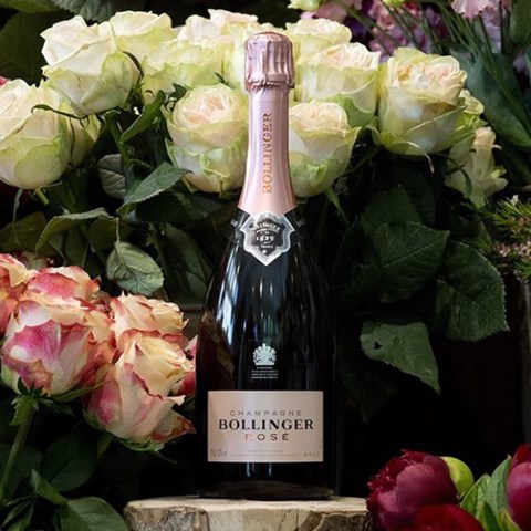 Champagne Bollinger Rosé - absolutely fabulous for spring enjoyment ...