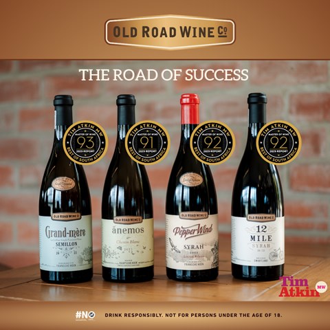 Old Road Wine Co. celebrates success in Tim Atkin SA Special Report ...