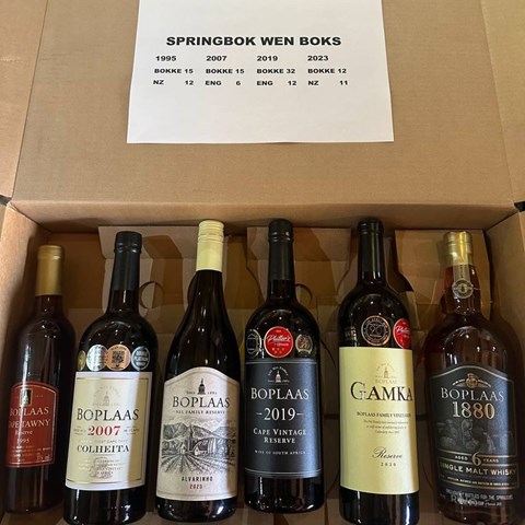 Boplaas unveils Rugby World Cup Champions wine selection | wine.co.za