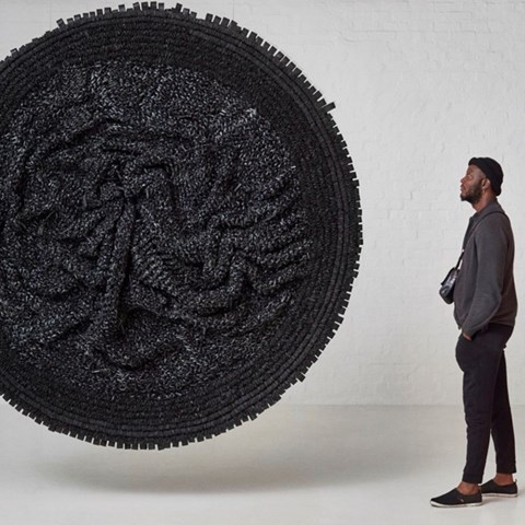 Patrick Bongoy turns trash into art in his latest exhibition | wine.co.za