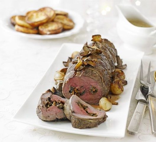 Roast Beef with Mushrooms and Merlot | wine.co.za
