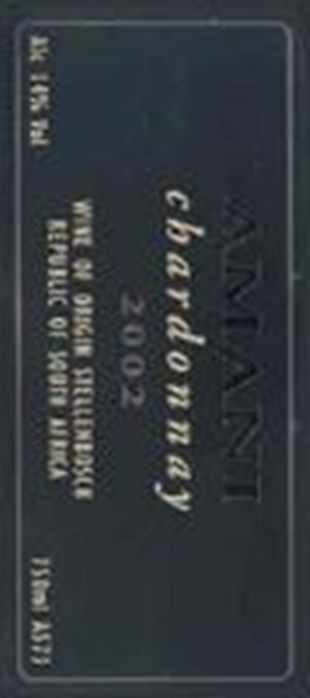 Amani Chardonnay 2002 | wine.co.za