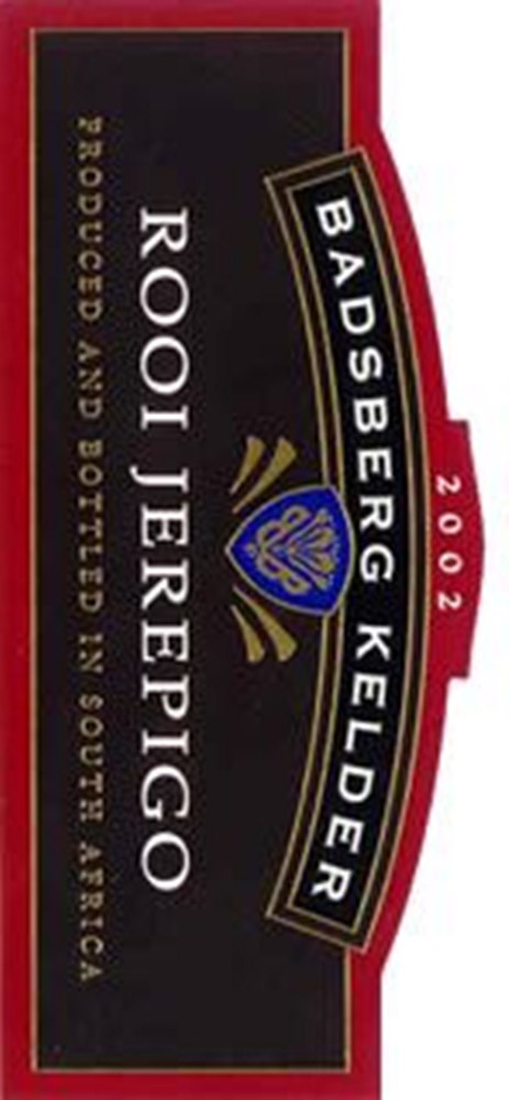 Badsberg Red Jerepigo 2002 | wine.co.za