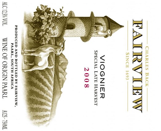 Fairview Viognier Special Late Harvest 2008 | wine.co.za