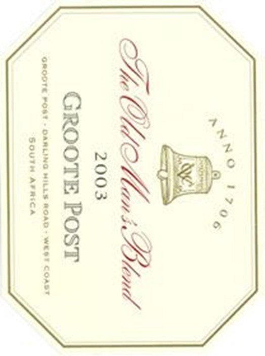 Groote Post The Old Man's Blend Red 2003 | wine.co.za