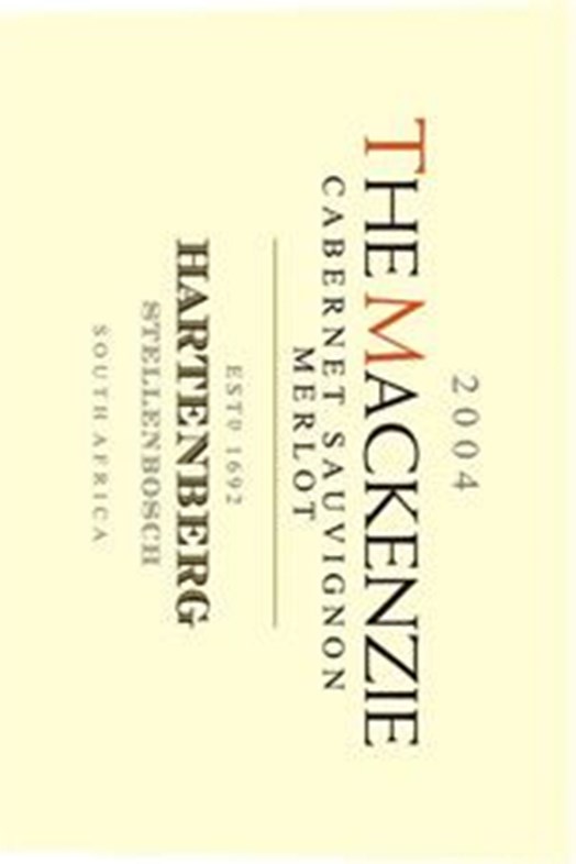 Hartenberg The Mackenzie Cabernet Sauvignon/Merlot 2004 | wine.co.za