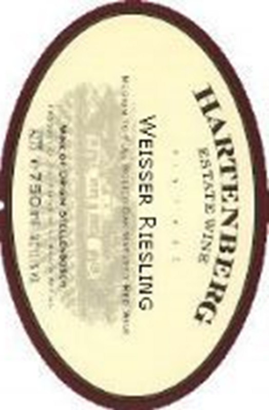 Hartenberg Weisser Riesling 1998 | wine.co.za