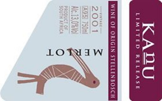 Kanu Merlot Limited Release 2001 | wine.co.za