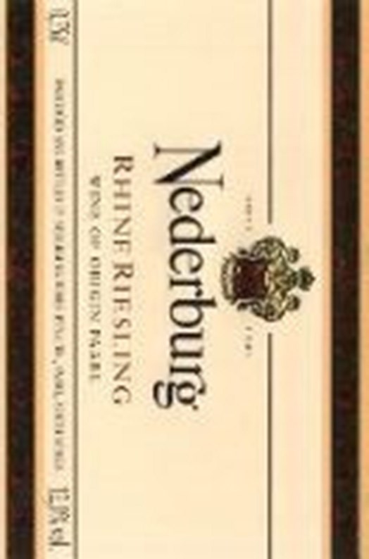 Nederburg Rhine Riesling 1998 | wine.co.za