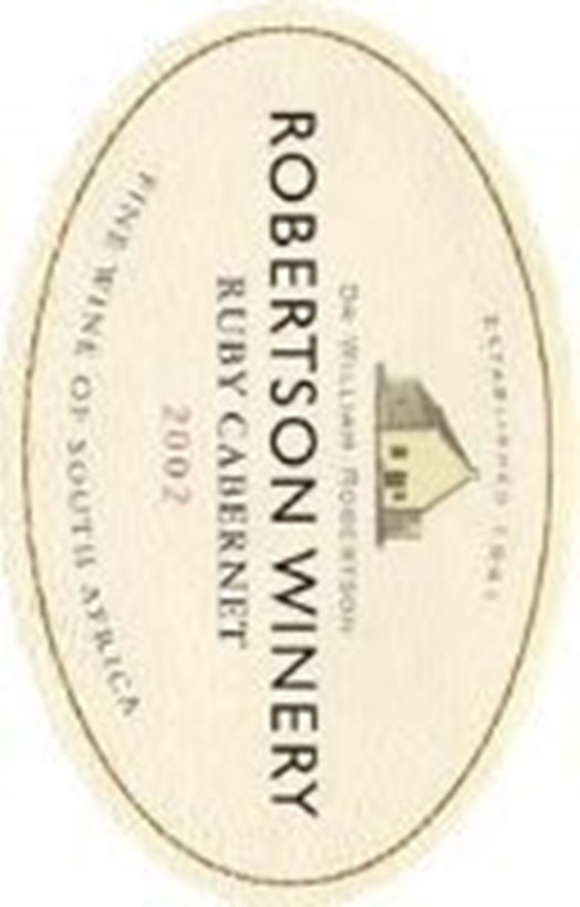 Robertson Winery Ruby Cabernet 2002 | wine.co.za
