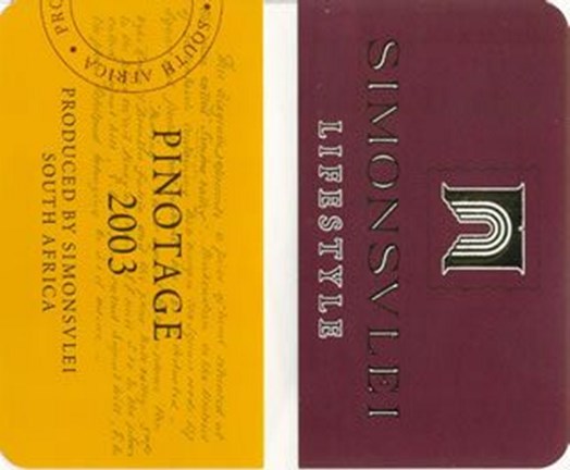 Simonsvlei Lifestyle Pinotage 2005 | wine.co.za