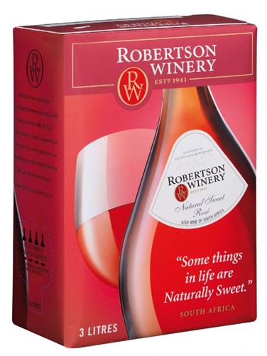Robertson Winery 3L Slimline Natural Sweet Rosé NV