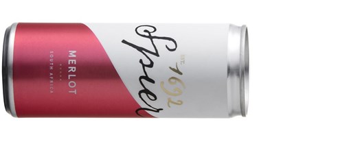 Spier Canned Signature Merlot 2019 | wine.co.za