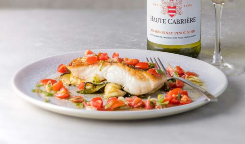 Recipe: Pan-fried line fish with Haute Cabrière Chardonnay Pinot Noir ...